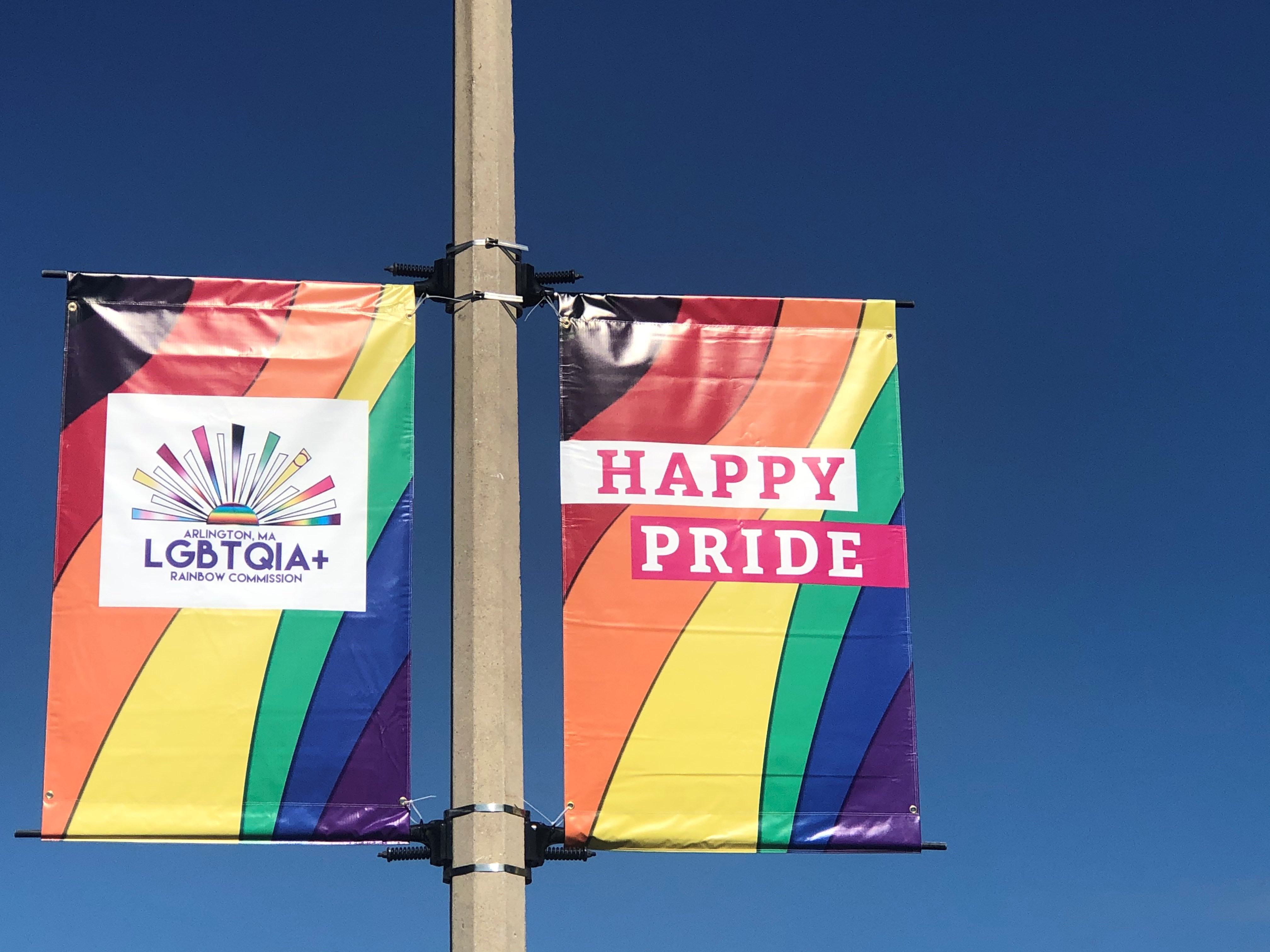LGBTQIA+ Pride Banners! – Arlington, MA Rainbow Commission
